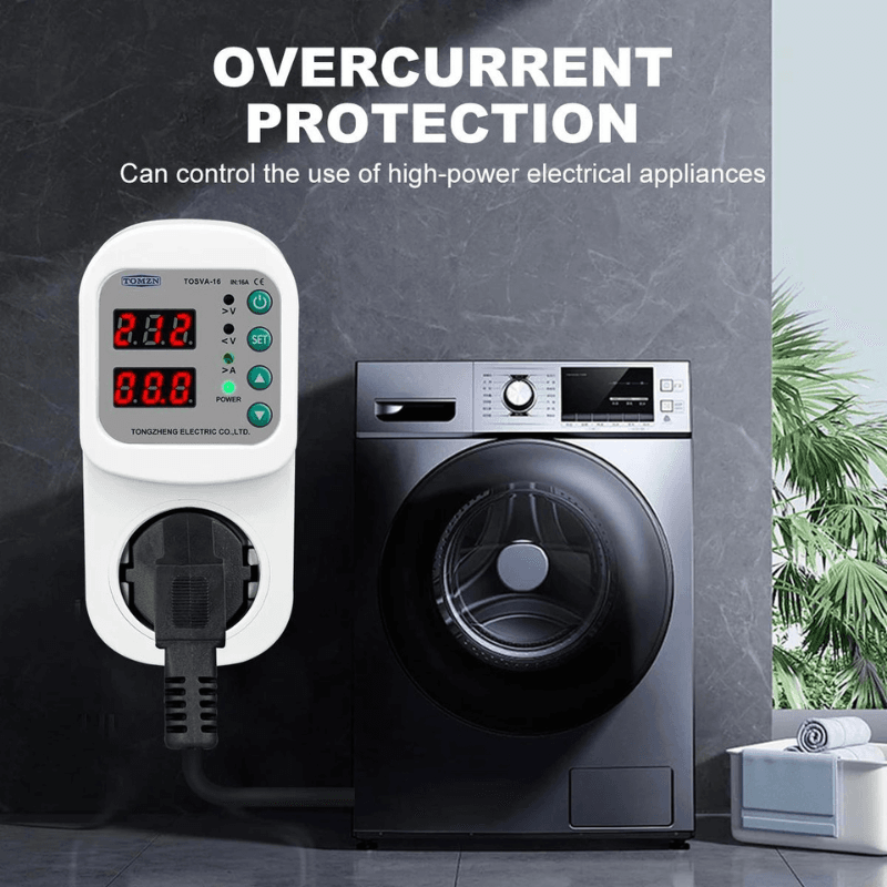 TOSVA-16 Automatic Voltage Current Protector Socket AC 110V 220V ...
